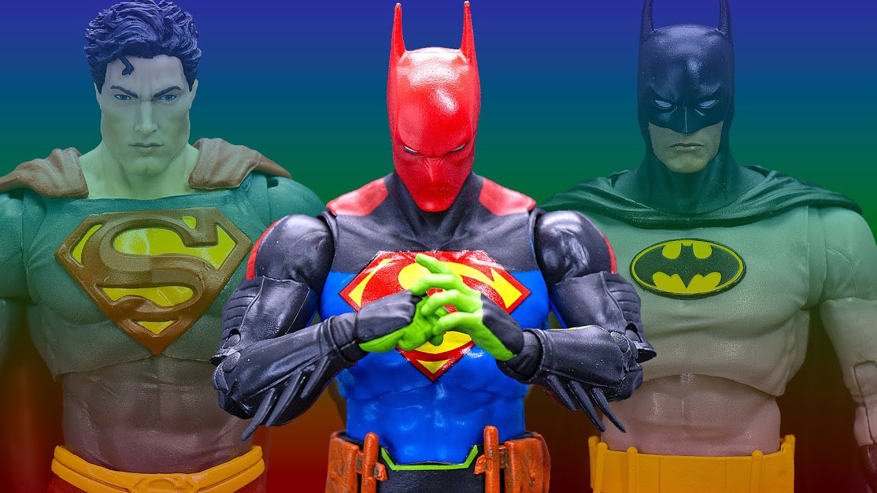 McFarlane Batman/Superman Fusion: Bad Design, Great Figure! - YouTube