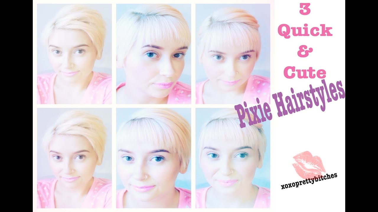 3 Quick & Cute | Pixie Tutorial - YouTube