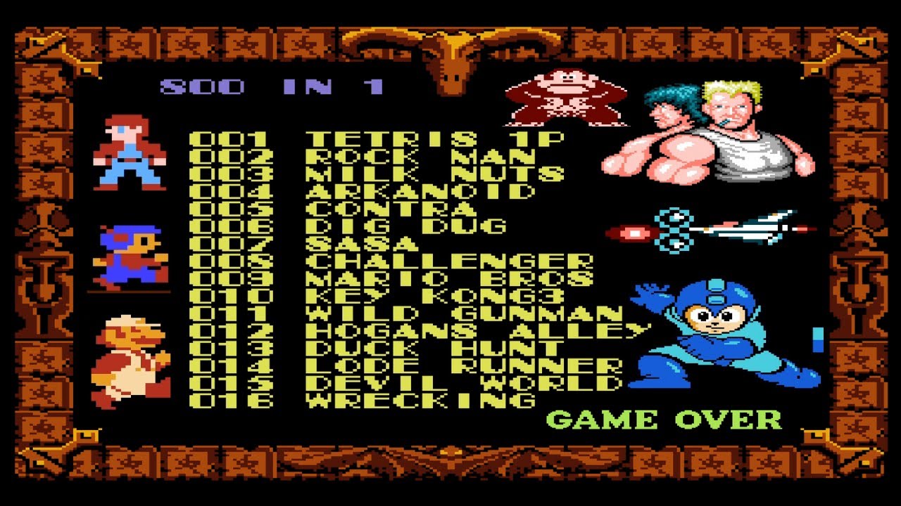 NES 800 in 1 Gameplay : New Nintendo Pack Unlock - YouTube