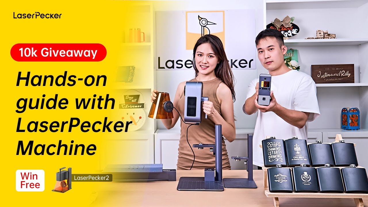How to get started with LaserPecker machine? - YouTube