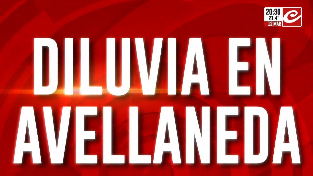 Diluvia en Avellaneda: el drama de llegar a casa - YouTube