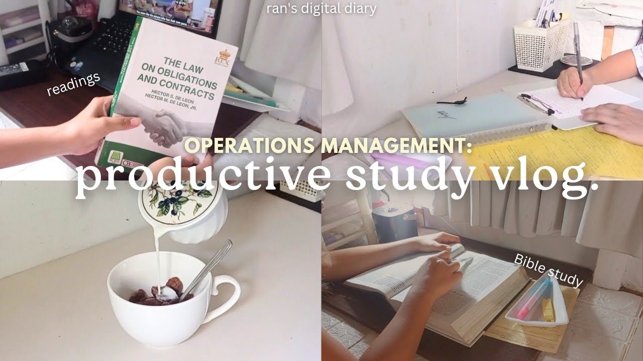 productive study vlog ⌚ — Bible study, finishing tasks in Taxation ...