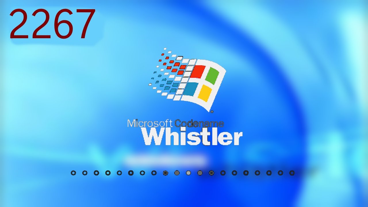 Windows Whistler 2267 on Actual Hardware - YouTube