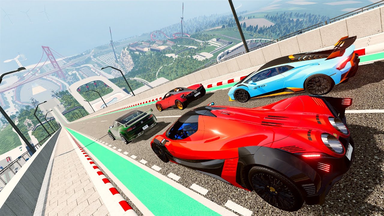 Luxury Cars High Speed Jump #38 - NEW CAR JUMP ARENA 2023 - BeamNG ...