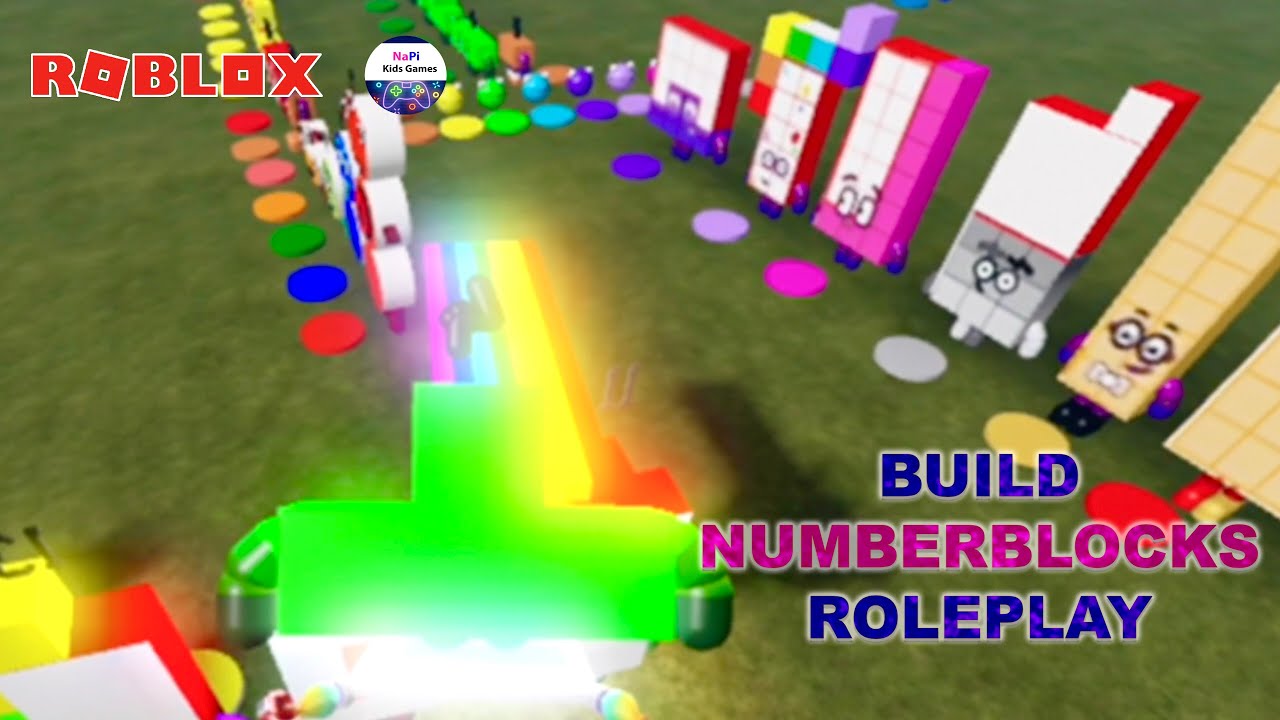 Roblox BUILD YOUR OWN NUMBERBLOCKS ROLEPLAY | NaPi Kids Games - YouTube
