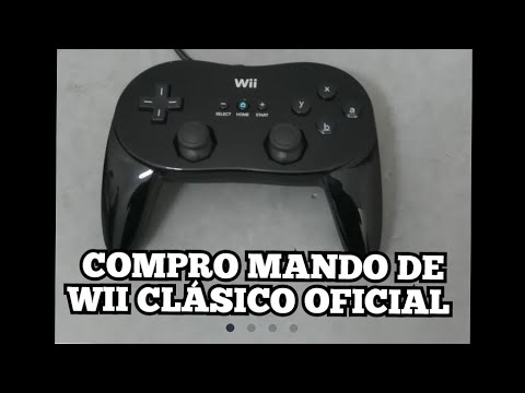 COMPRO MANDO DE WII CLÁSICO OFICIAL - YouTube