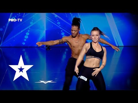 Dancehall original din Jamaica| Simona Mereu și Chin Overload – Românii au Talent