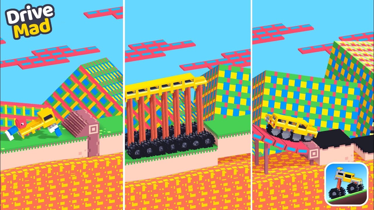 DRIVE MAD KIT 4 GAME IN FANCADE 1 TO 11 LEVEL COMPLETE ANDROID/IOS ...