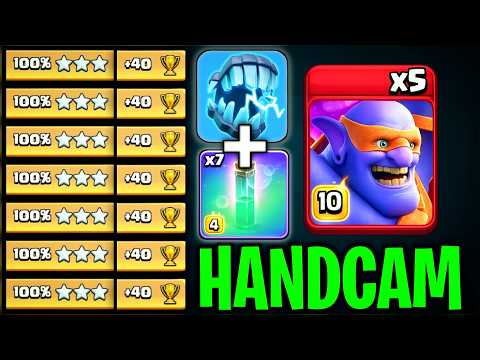The Most BROKEN Strategy in CoC History? TH18 Super Bowler With The New ANGRY SPELL! HANDCAM COC