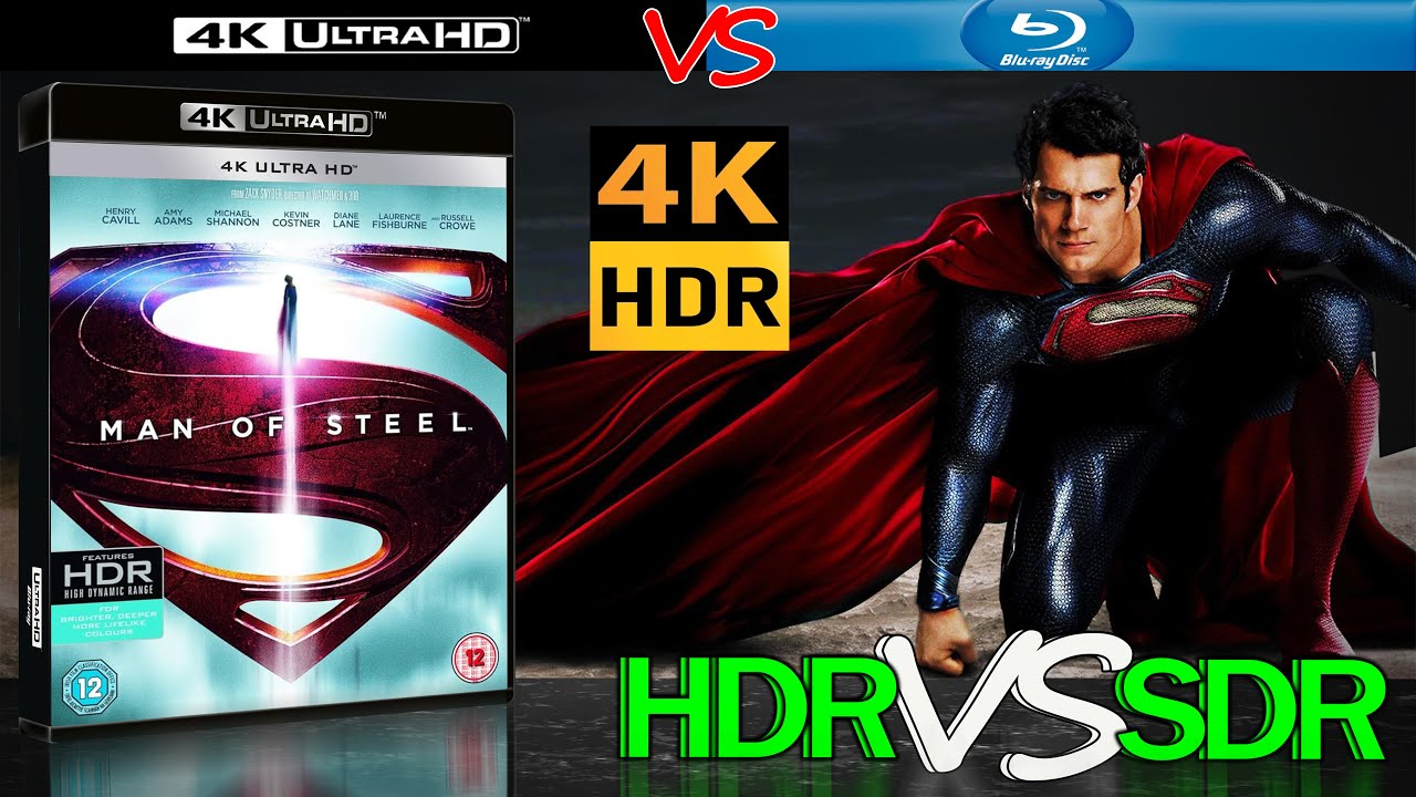 Man of Steel 2013 HDR WCG ANALYSIS 4K UHD Blu Ray REVIEW vs 1080p BD ...