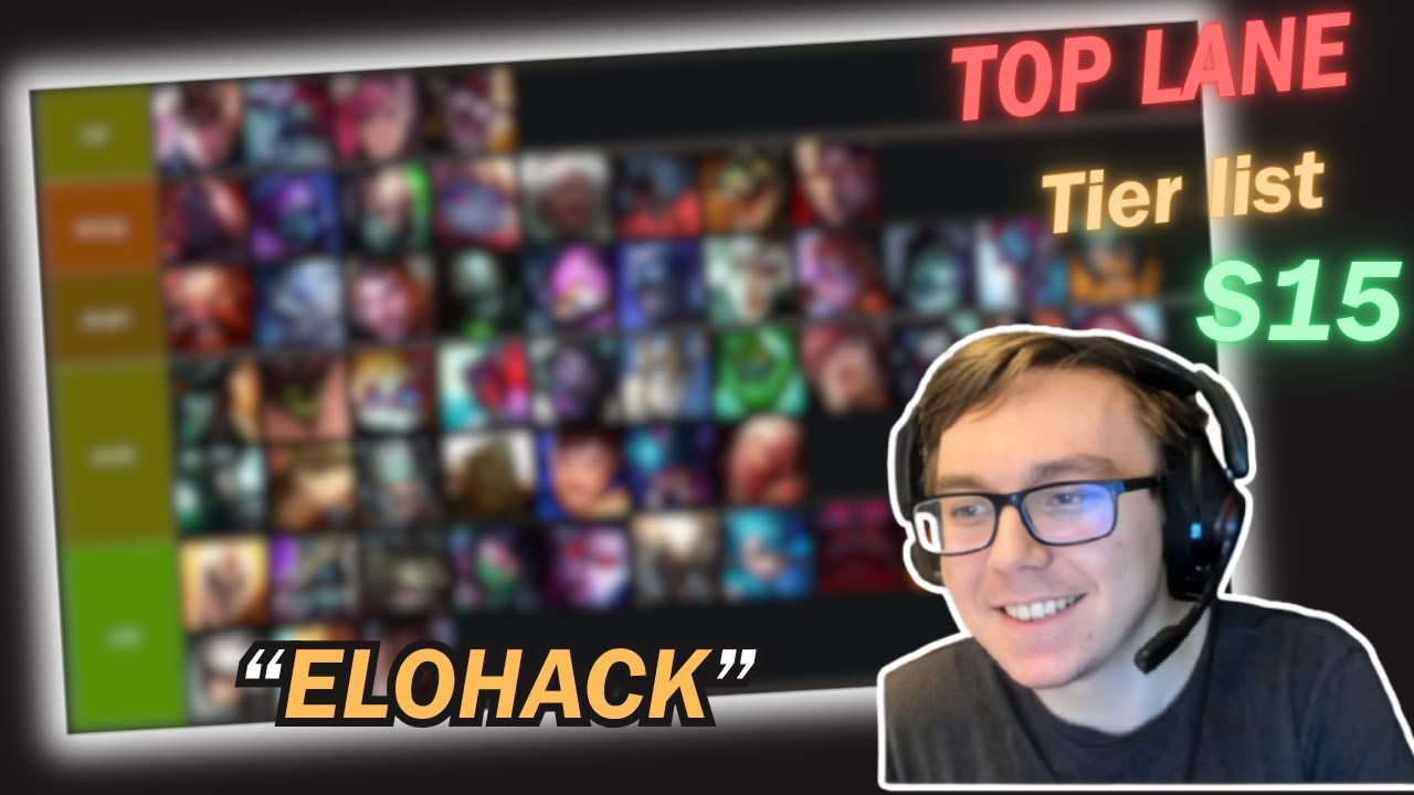 Baus ranks every Top lane Champion in league of legends... - YouTube