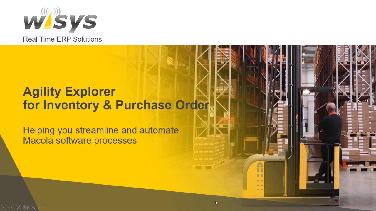 Top Process Enhancements for your Macola Software Using Agility ...