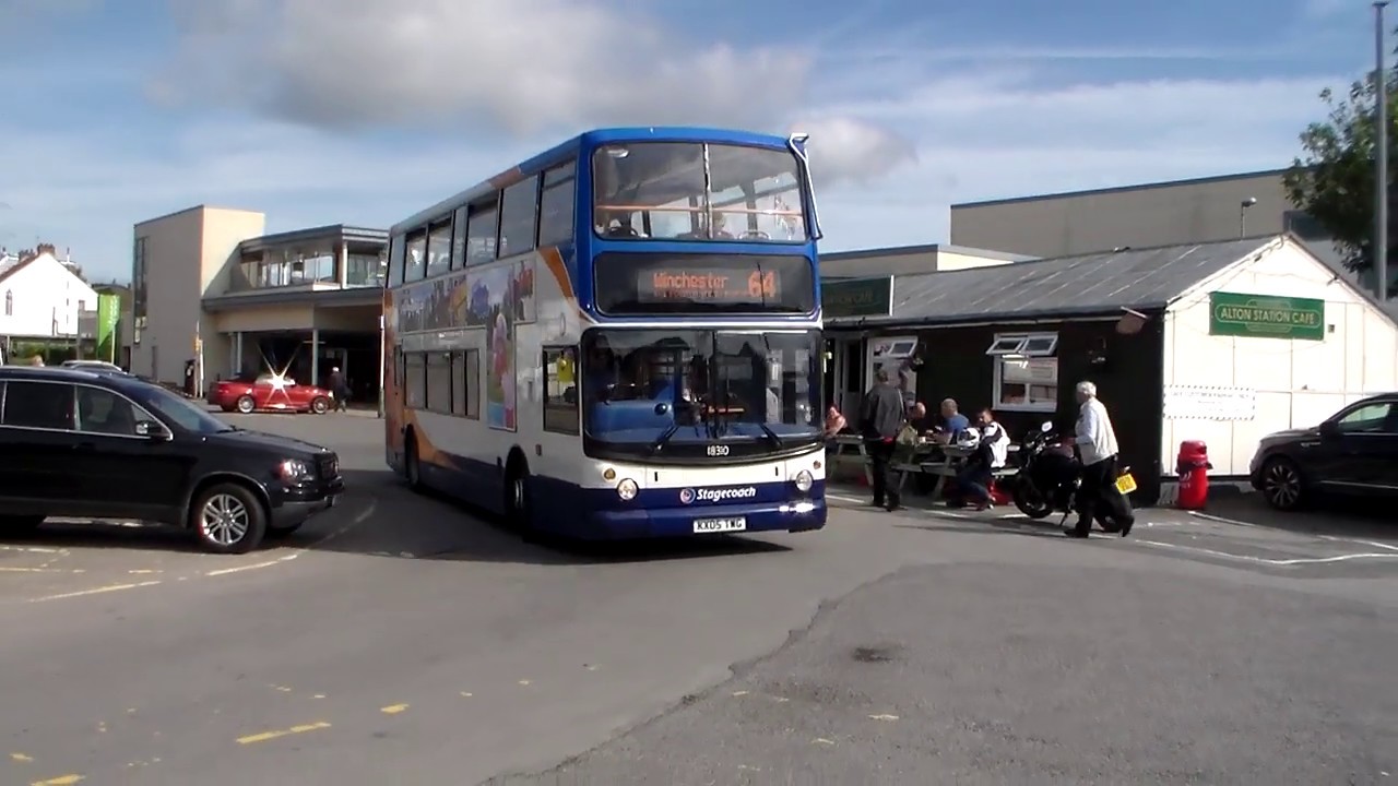 Stagecoach South 18310 KX05TWG at Alton Station - YouTube