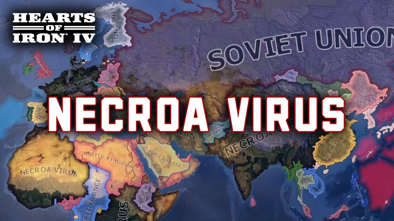 HOI4: Necroa Virus Styled Zombie Mod - Timelapse - YouTube