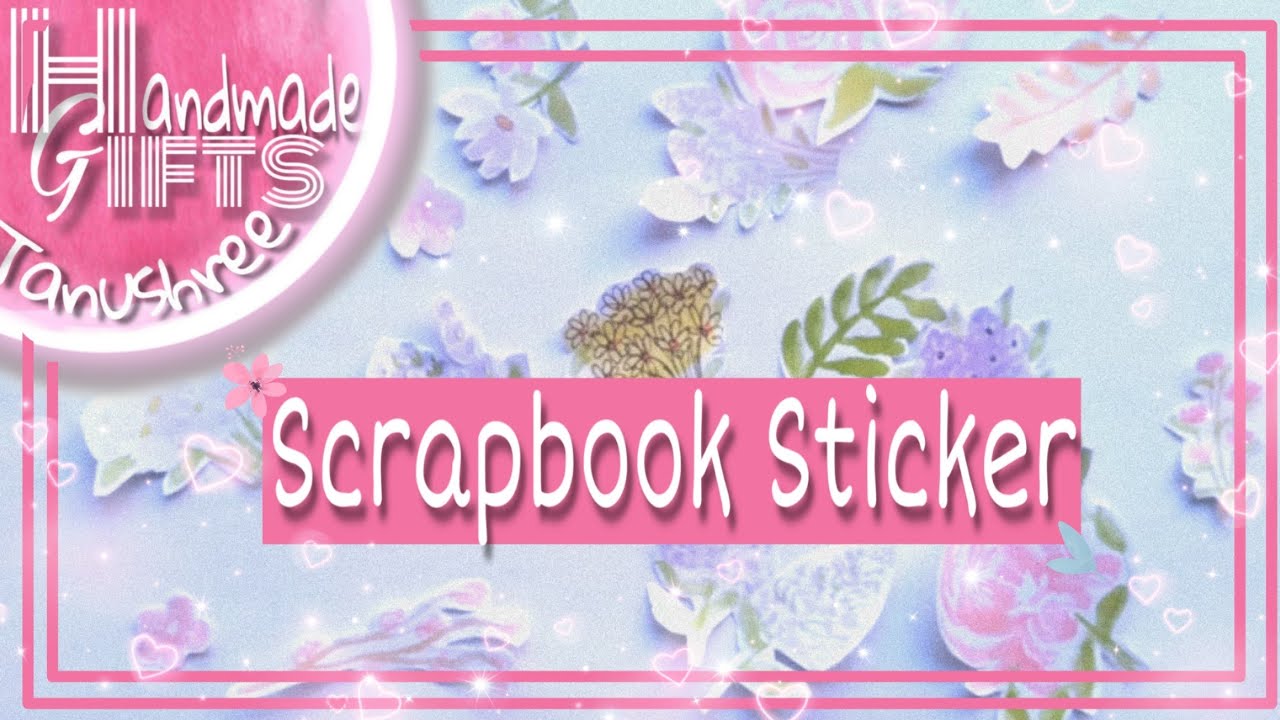 DIY Stickers For Scrapbook/How to make sticker at home/easy craft # ...