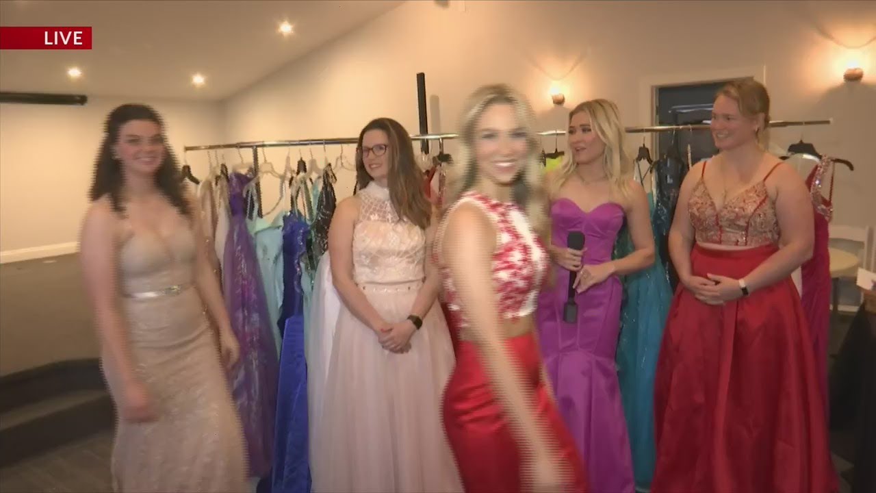 Free prom attire available at 'Prom Project Runway' event - YouTube