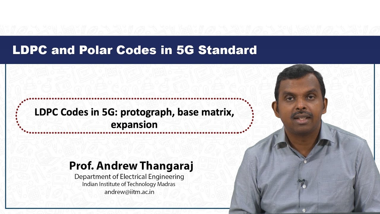 LDPC Codes in 5G: protograph, base matrix, expansion - YouTube