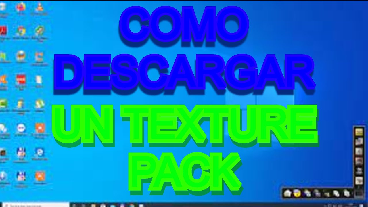 COMO DESCARGAR E INSTALAR TEXTURE PACK PARA MINECRAFT - YouTube