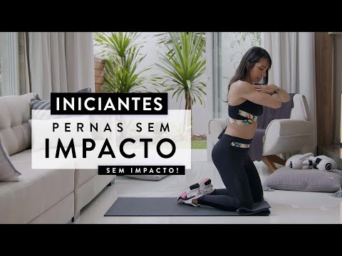 Treino de Pernas ZERO IMPACTO para Iniciantes - Carol Borba