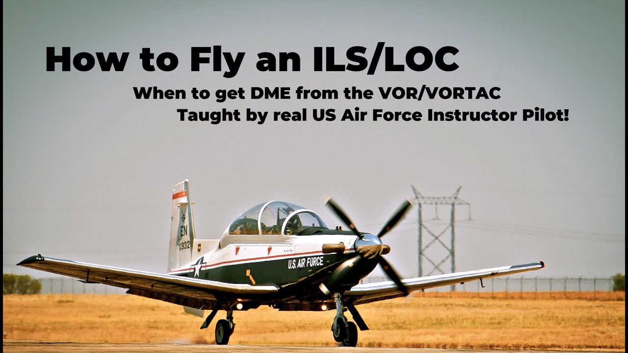How to read ILS/LOC Approach Plate: When to get DME from VOR/VORTAC ...