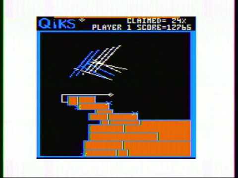 Qix Clone for the CoCo - YouTube