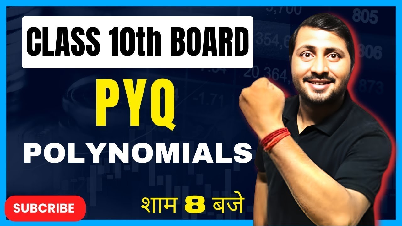 Chapter 2 Polynomials Previous Years Questions Class 10 I Class 10 PYQs ...