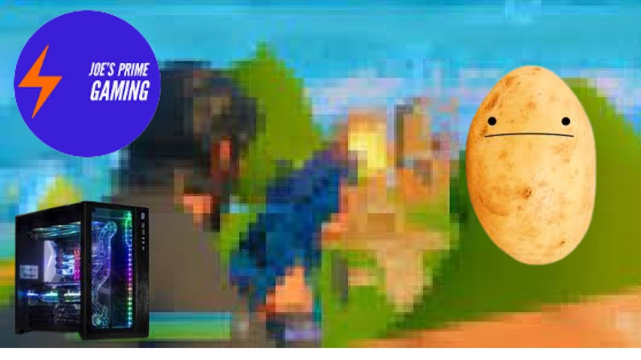 Can I win a match of Fortnite on POTATO GRAPHICS? - YouTube