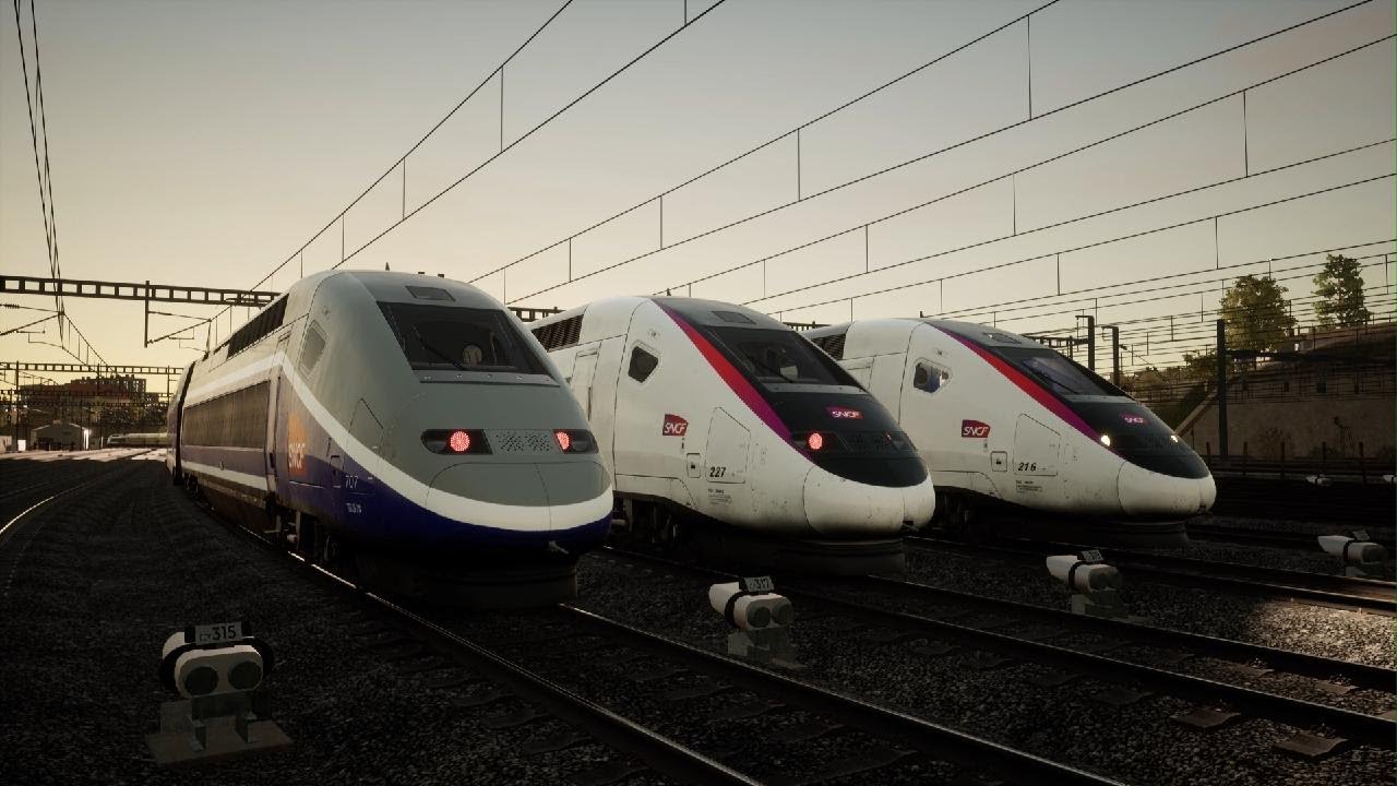 Train Sim World 4 TGV Duplex 200 CM LGV Mediterranee Marseille Leaving ...