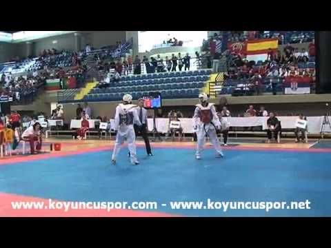 59kg Ali Ihsan Negiz (TUR) - Svirski Andrei (BLR) (18th Europen Junior TKD Championships)