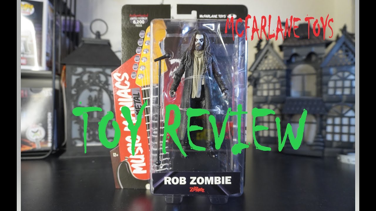 MCFARLANE TOYS ROB ZOMBIE " METAL MUSIC MANIACS " ACTION FIGURE TOY ...