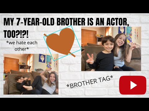 my 7-year-old brother is an actor, too?! meet my little bro: sibling ...