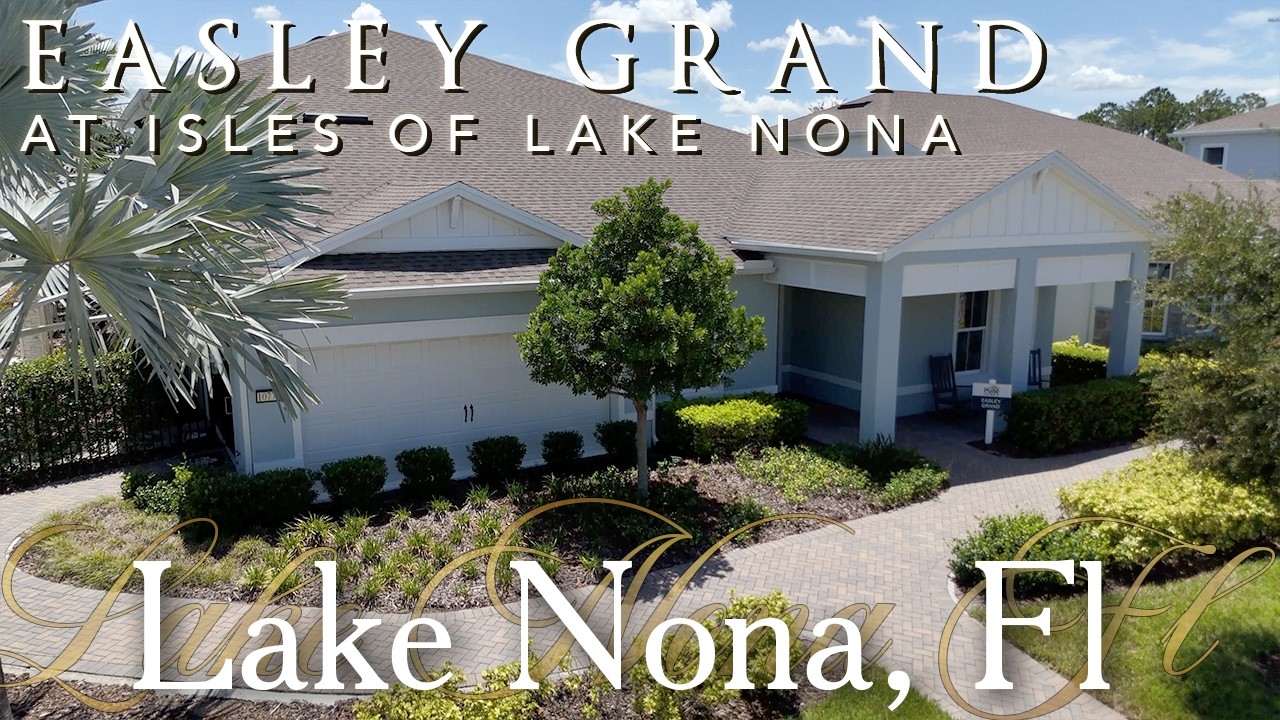 Tour the Luxurious Easley Grand Model Home | Isles of Lake Nona ...