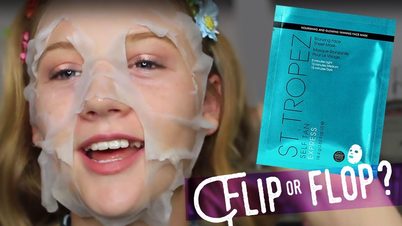 TESTING Self-tanning Face Mask, St. Tropez Tanning Sheet Mask | TILLY ...
