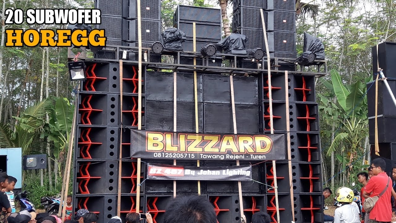 BLIZZARD AUDIO TUAN RUMAH CEK SOUND TAWANGREJENI - YouTube