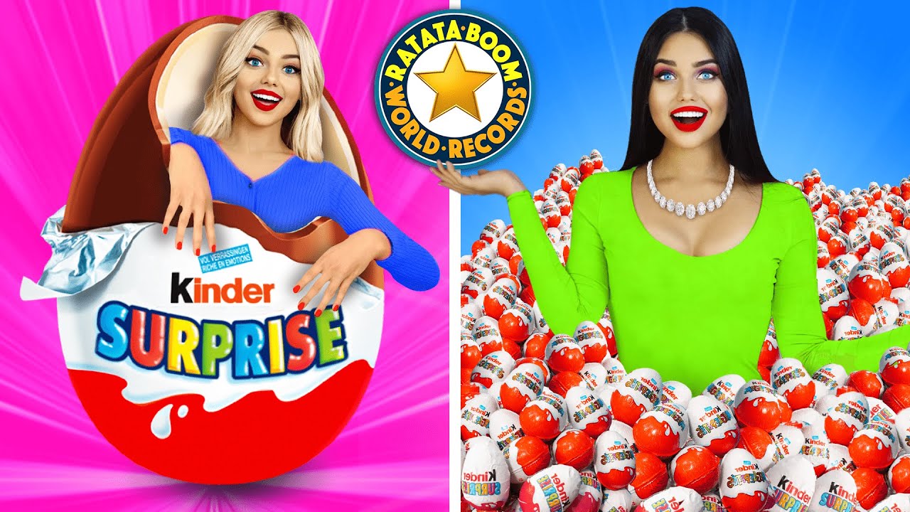 REACHING NEW WORLD FOOD RECORDS || Crazy Food Challenges by RATATA BOOM ...