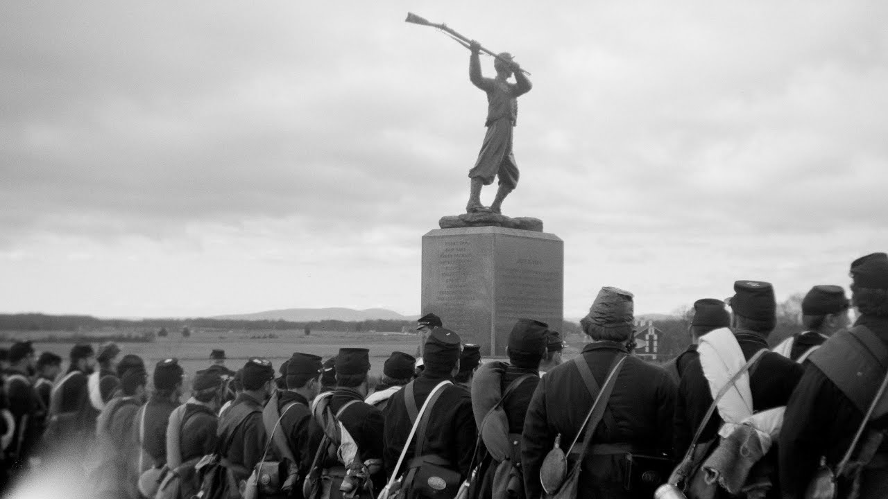 Civil War Reenactment - Captured on Antique Film Camera - Liberty ...
