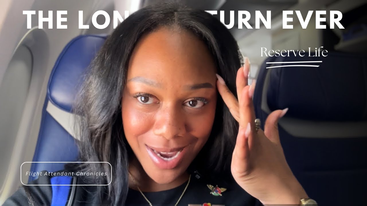 REAL Reserve Life, 4 Leg Turn | Longest Turn Ever | Flight Attendant Chronicles - YouTube