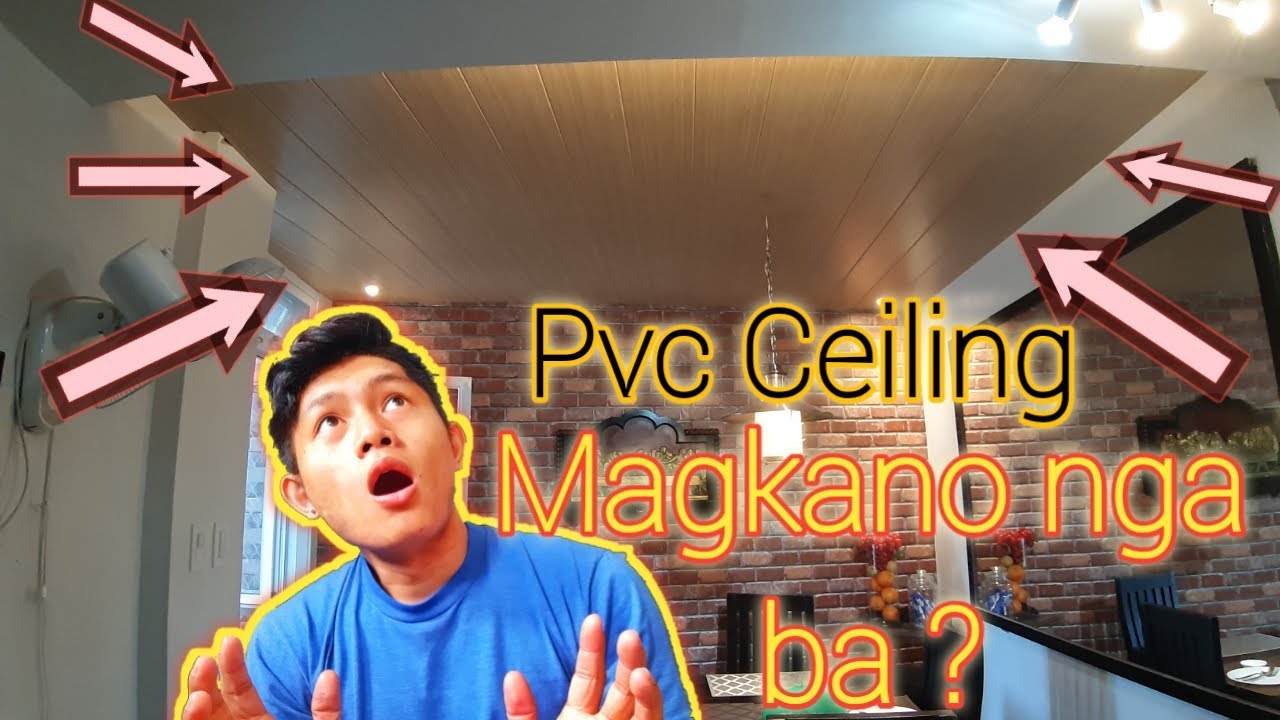 HOW TO INSTALL PVC CEILING PANEL | PAANO MAGINSTALL NG PVC CEILING ...