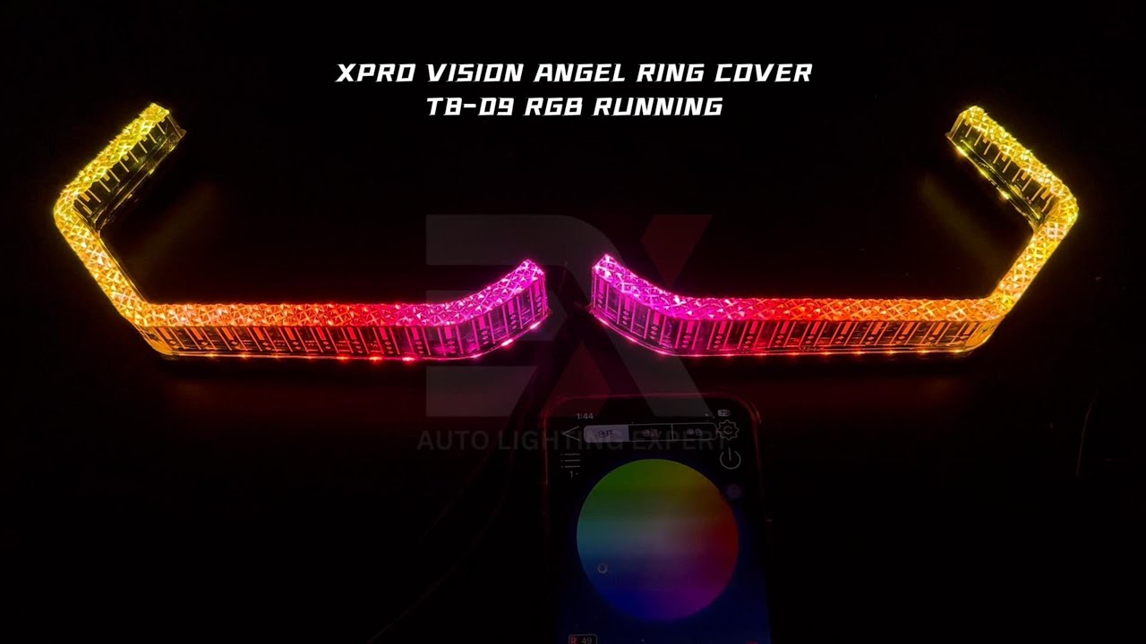 XPRO VISION ANGEL RING COVER - T8-09 RGB RUNNING - 5D CRYSTAL TYPE🔥 ...