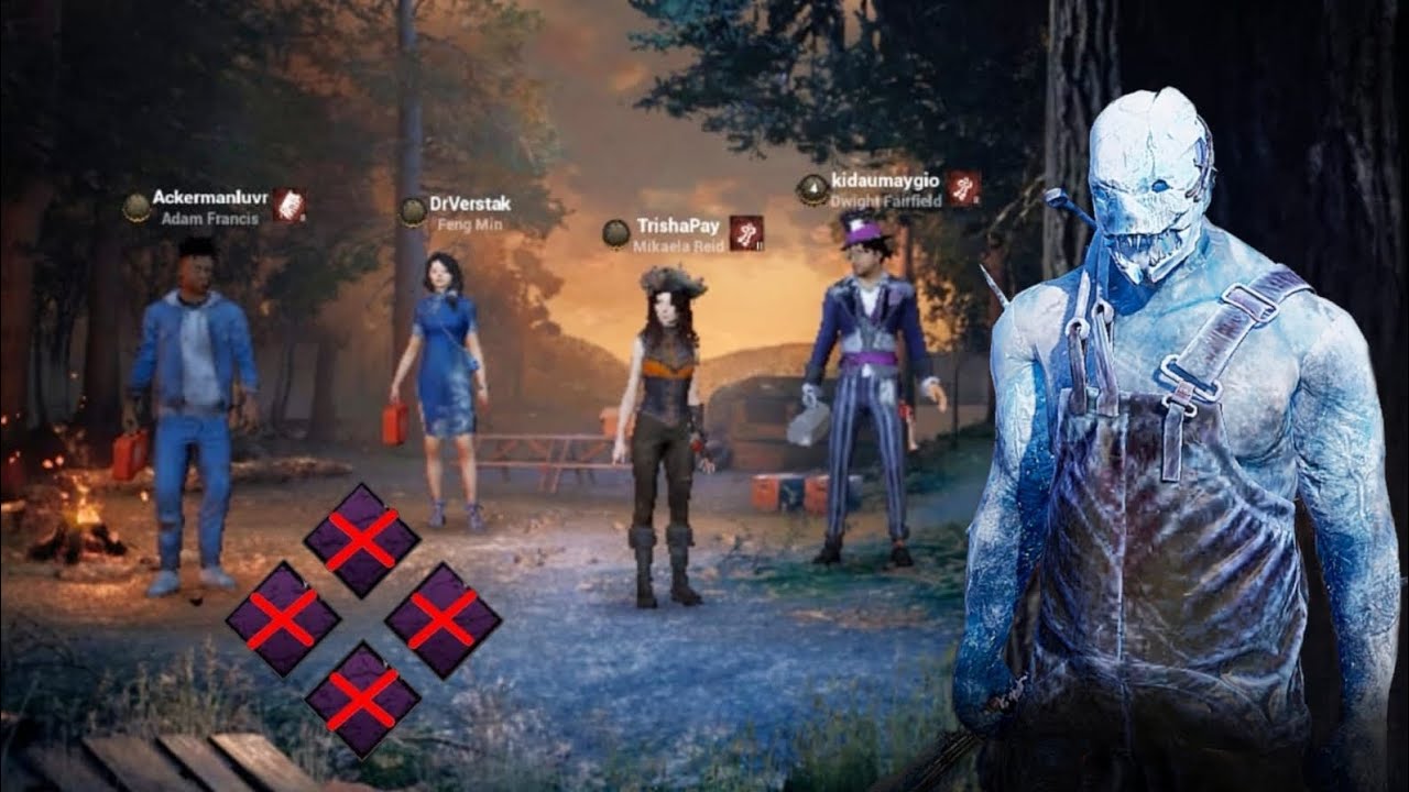 Playing like a baby Trapper without perks and Add-ons| #dbdmobile - YouTube