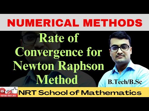 Rate of Convergence for Newton Raphson Method | Rate of Convergence in ...