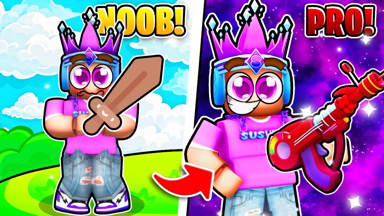 I Spent $2,500 Upgrading From NOOB to PRO Guns In Roblox Zombies RNG ...