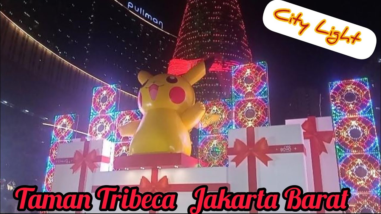 Tempat Liburan Gratis Di Jakarta‼️ City Light Di Taman Tribeca, Tanjung ...