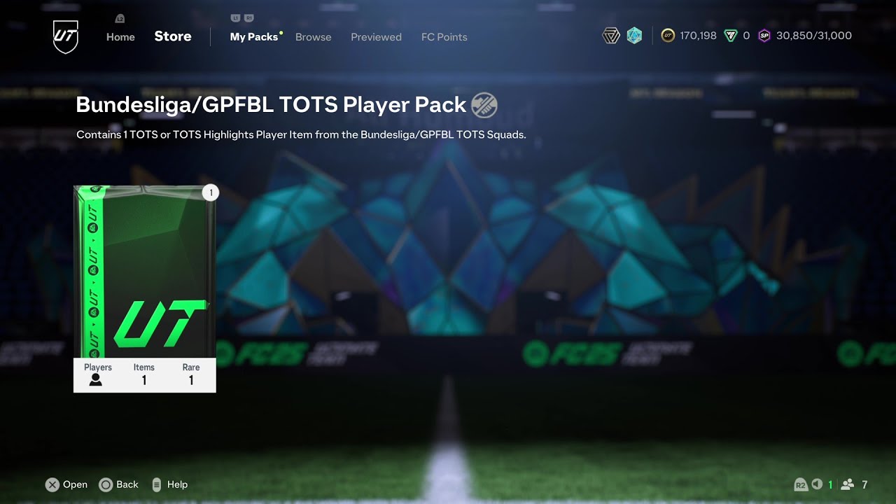 WEEKLY PLAY THIRD WEEK TOTS PLAYER PACK BUNDESLIGA/GPFBL (FC 25: PART ...