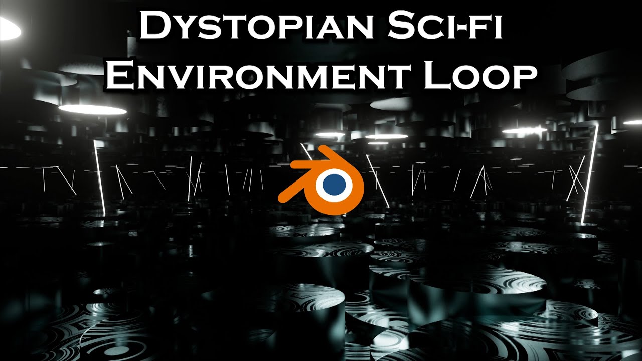 Dystopian Sci-Fi Environment Loop - Blender Tutorial - YouTube