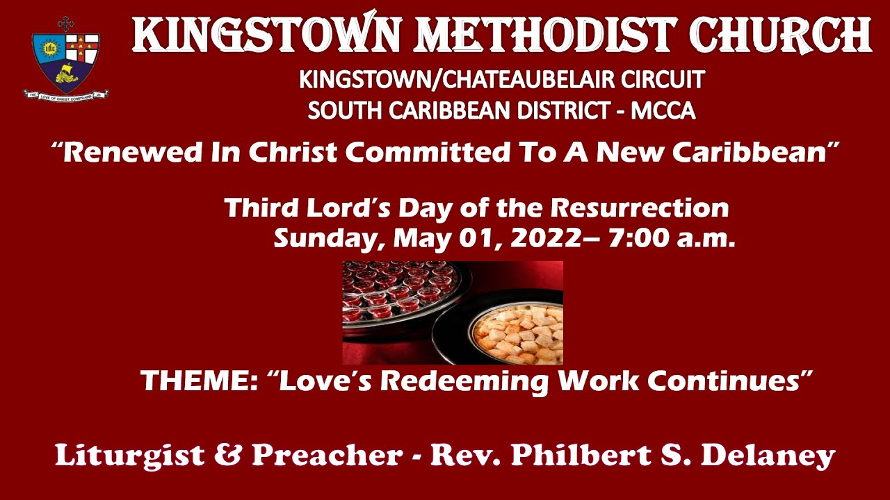 Kingstown Methodist Church Worship Service Sunday, May 1, 2022 - YouTube