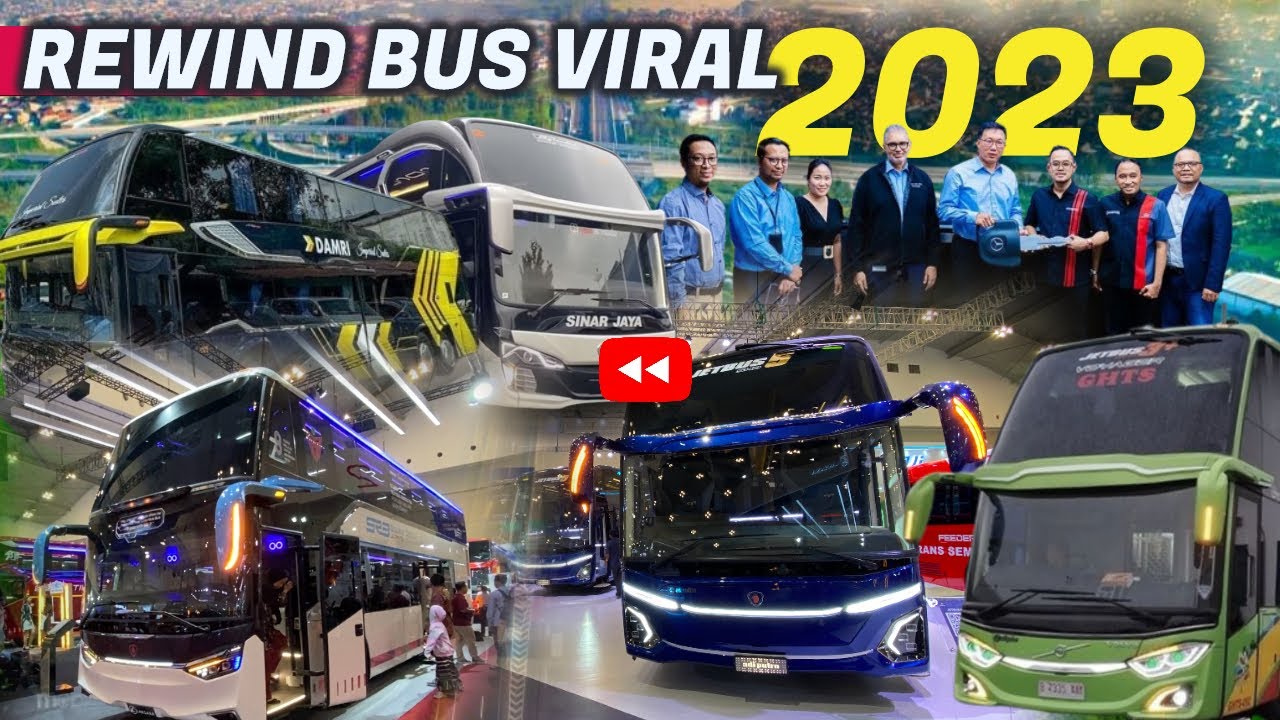 BUS VIRAL DI TAHUN 2023 ! Rewind Youtube Bus Viral 2023 - YouTube