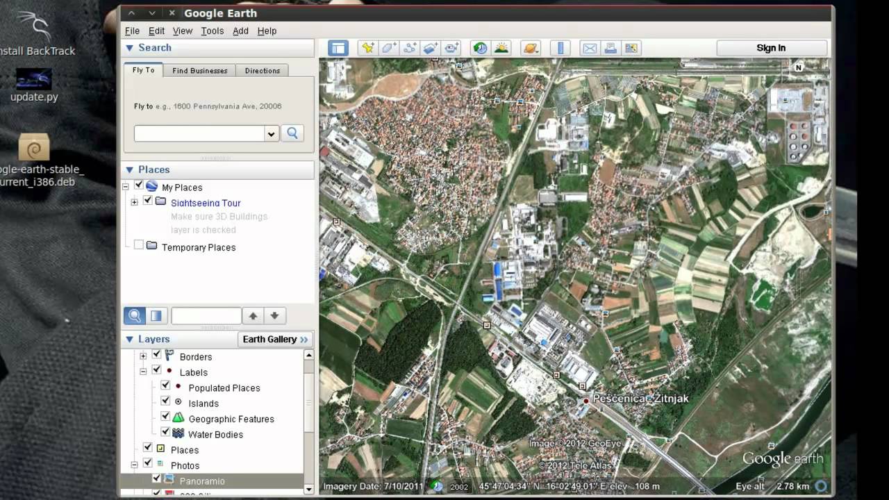 Backtrack 5 R2-Google Earth - YouTube