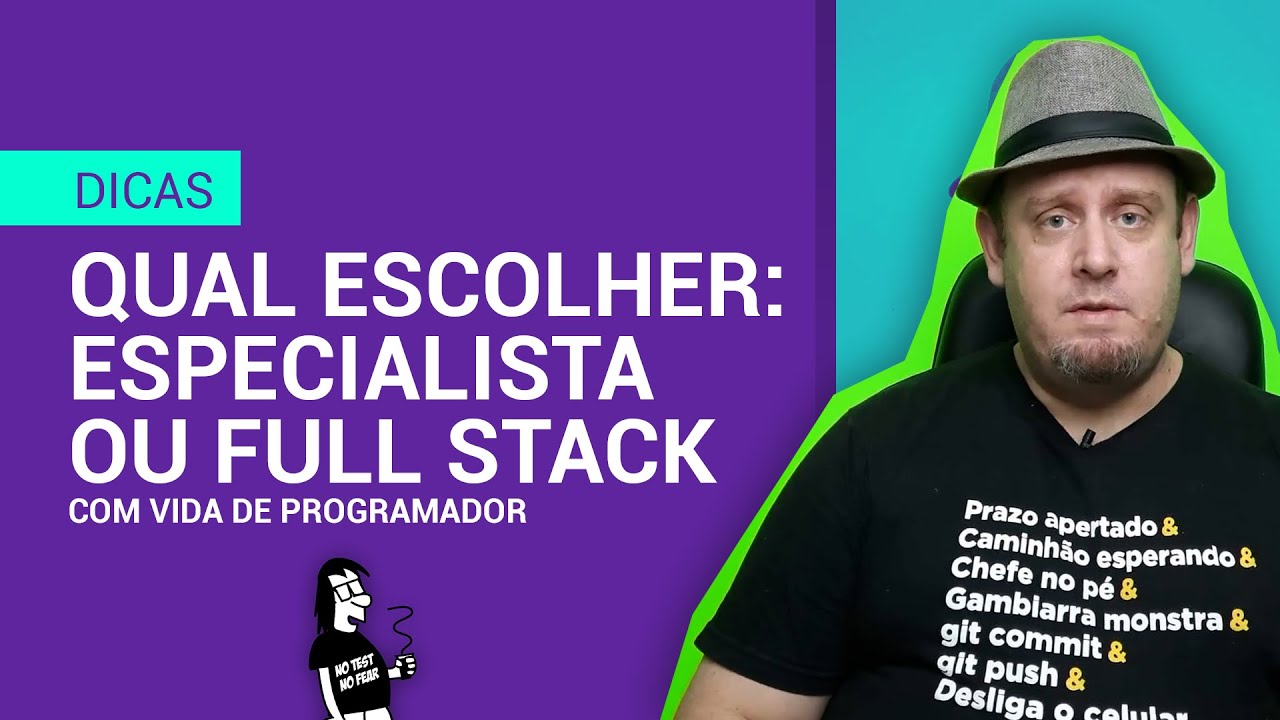 Desenvolvedor Web: ESPECIALISTA ou FULL STACK ? Com Vida de Programador | KingHost - YouTube