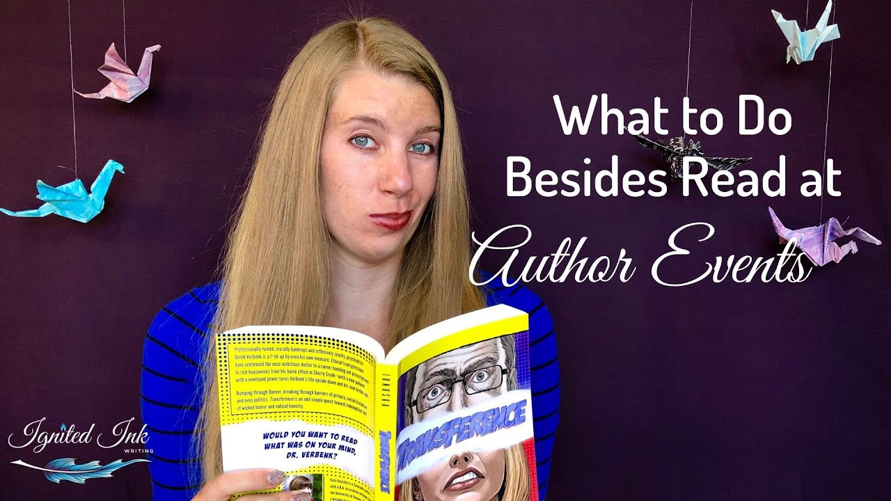 What to Do at an Author Event Besides Read - YouTube